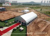 China UV Resistant Customized 30 X 50m TFS Tent , Curved Sporting Event Tents for sale