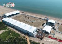 China Fire Retardant And Removable Double Decker Tents With Soft PVC Fabric Wall for sale