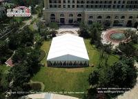 China 300 People Clear Span Aluminum Luxury Wedding Party Tent / Large Outdoor Tents for sale