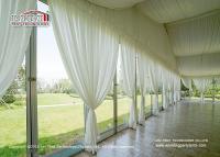 China 300 People Clear Span Aluminum Luxury Wedding Party Tent / Large Outdoor Tents for sale
