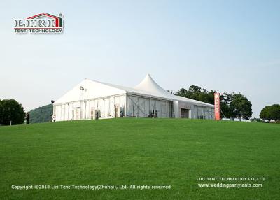 China 20m Width Strong Frame Outdoor Wedding Marquee Tent 500 People Capacity for sale