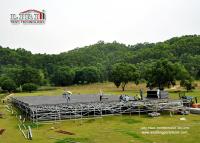 China Heavy Duty Adjustable Steel Truss Decking For Outdoor Event Party Tent Floor for sale
