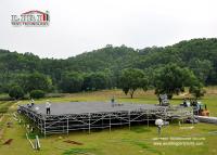 China Heavy Duty Adjustable Steel Truss Decking For Outdoor Event Party Tent Floor for sale