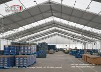 China Clear Span Large Industrial Warehouse Storage Tent Flame Retardant DIN4102 B1 M2 for sale