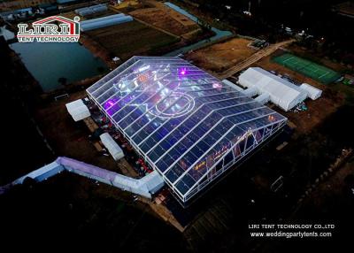 China Huge Transparent Outdoor Event Tents With PVC Roof Cover And Clear PVC Sidewall for sale