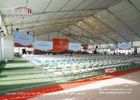 China Liri Aluminum And White PVC Outdoor Event Tents Wind Load 100KM/h for sale