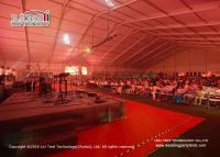 China Liri Aluminum And White PVC Outdoor Event Tents Wind Load 100KM/h for sale