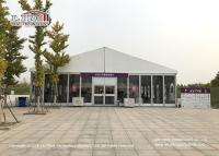 China Aluminum Transparent Glass Outdoor Sports Marquee For Reception Tent 10 X 20m Width for sale