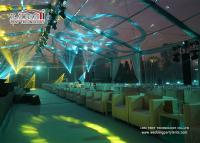 China Outdoor Clear Wedding Party Tent With Chairs And Tables Wind Loading 100km / Hour for sale