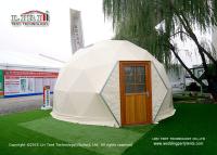 China Large Luxury Glamping Tents , 7m Geo Shelter Dome Tent With Roof Lining for sale