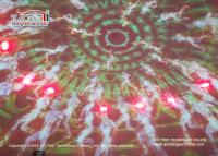 China 25m Diameter White Geodesic Dome Tents With Interior Projection Fabric For Art Festival for sale