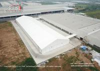 China 40m Width Aluminum Frame Industrial Storage Tents With Ventilation Windows for sale