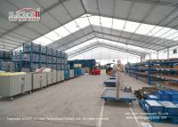 China 40m Width Aluminum Frame Industrial Storage Tents With Ventilation Windows for sale