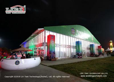 China 40m Width Dome Shape Aluminum And PVC Frame Tent With 8m Side Height For Outdoor Exhibition for sale