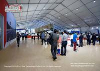 China Waterproof clear span outdoor exhibition tents with aluminum and PVC material for sale