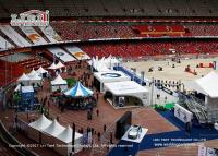China UV Resistant Outdoor Event Tents With Banquet Chairs And Table / White Party Tents for sale