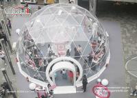 China Movable Aluminium Frame Half Sphere Tent For Festival / Construction Tent for sale