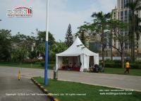 China 5x5m Small Outdoor Exhibition Tents For Receiption With PVC Walls for sale