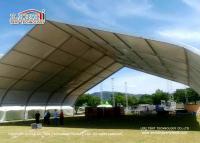 China Big Outdoor Event Tents With Aluminum Frame PVC Waterproof Cover Curve Heart Shaped for sale
