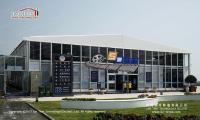 China Fire Retardant Outdoor Exhibition Tents , Cinema Movie Tent Structure With Glass Walls And Inflatable Roof for sale