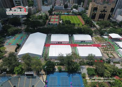 China Coustomized Color Outdoor Exhibition Tents / Aluminum PVC Festival Event Tent 5 Years Warranty for sale