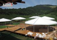 China Durable Aluminum Multi - sides Outdoor Party Tents For 300 - 500 People for sale