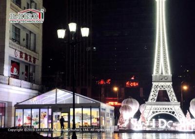 China Self - Cleaning 10x10 Meter Marquee Tent For Show Room / Garden Party Tent for sale
