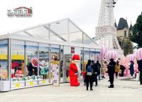 China Self - Cleaning 10x10 Meter Marquee Tent For Show Room / Garden Party Tent for sale