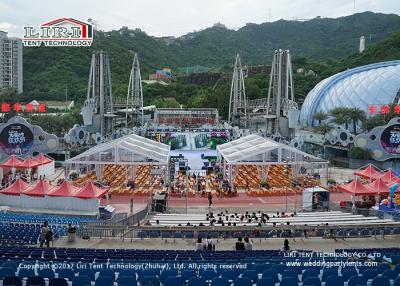 China 600 Person Capacity Transparent Marquee Tent For Movable Outdoor Temporary Event for sale