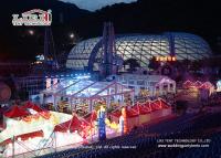 China 25 Meter Width Marquee Canopy Tent With Translucent Pvc Roof Cover for sale