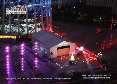 China Block Out White PVC Marquee Tent For Movable Outside Temporary Conference for sale