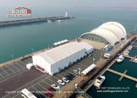 China White Marquee Canopy Tent For 500 People Fashion Show / Exhibition for sale