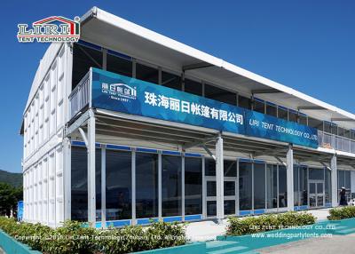 China 10 By 10 Double Decker Tents White PVC Roof Cover For Sport Events for sale