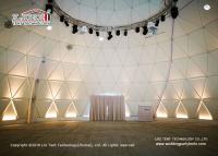 China 60m Outdoor Geodesic Dome Tents With Transparent PVC For F1 Event for sale