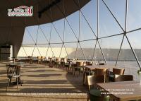 China 60m Outdoor Geodesic Dome Tents With Transparent PVC For F1 Event for sale