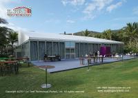China White Marquee Canopy Tent For 500 People Conference With Glass Walls for sale