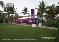 China White Marquee Canopy Tent For 500 People Conference With Glass Walls for sale