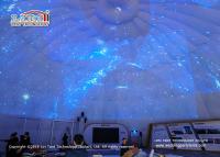China Durable Outdoor Party Tents For With 20m Diamter And Projecter / Geodesic Dome Greenhouse for sale