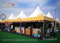 China 3x3m 4x4m Flame Retardant Pagoda Gazebo Canopy Tent 20 Years Life Span for sale