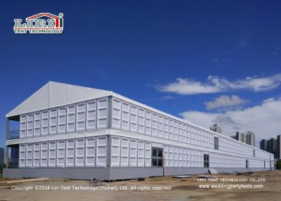 China Fire Retardant And Removable Double Decker Tent With Soft PVC Fabric Wall for sale