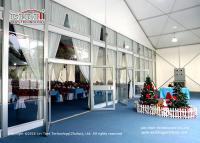 China Glass Panel Sidewall Outdoor Event Tents For Luxury Party Or Wedding for sale