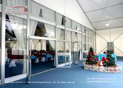China Glass Panel Sidewall Outdoor Event Tents For Luxury Party Or Wedding for sale