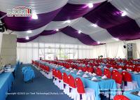 China Glass Panel Sidewall Outdoor Event Tents For Luxury Party Or Wedding for sale
