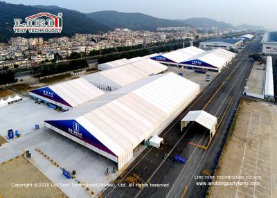 China Breathable Glass Window Exhibition Marquee Tent With 5 Years Warranty for sale
