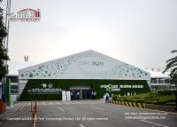 China Heat Resistant TFS Tents With Fire Retardant White PVC Fabric For Events for sale