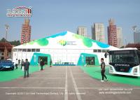 China Heat Resistant TFS Tents With Fire Retardant White PVC Fabric For Events for sale