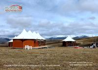 China Flame Retardant DIN4102 B1 Outdoor Event Tents / Hotel Glamping Tent for sale