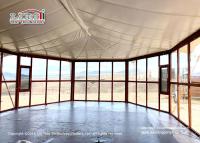 China Flame Retardant DIN4102 B1 Outdoor Event Tents / Hotel Glamping Tent for sale