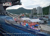 China 15x 15 Meter Transparent Marquee Tent With Glass Walls And Roof For 200 People Celebration for sale