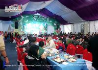 China UV Resistant White Marquee Canopy Tent For 500 Person Temporary Catering for sale
